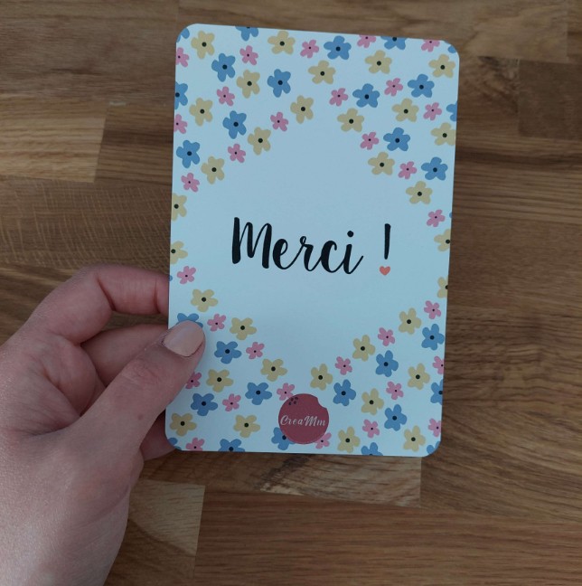 Carte - Merci - CreaMm